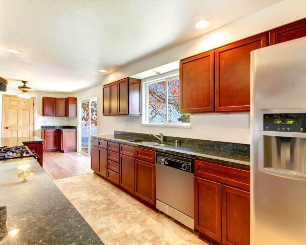 What Color Vinyl Flooring Goes with Cherry Cabinets Best?